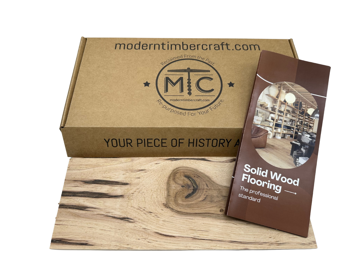 Reclaimed Hickory Flooring Sample – Modern Timber Craft
