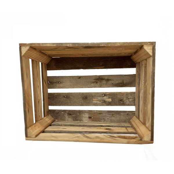 Large Rustic Wooden Crate Reclaimed Barn Wood Storage Box – Modern ...